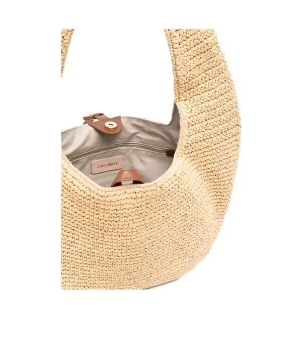 COCCINELLE C-me Logo Plaque Large Tote Bag