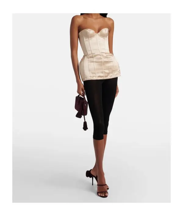 Magda Butrym Silk Satin Corset