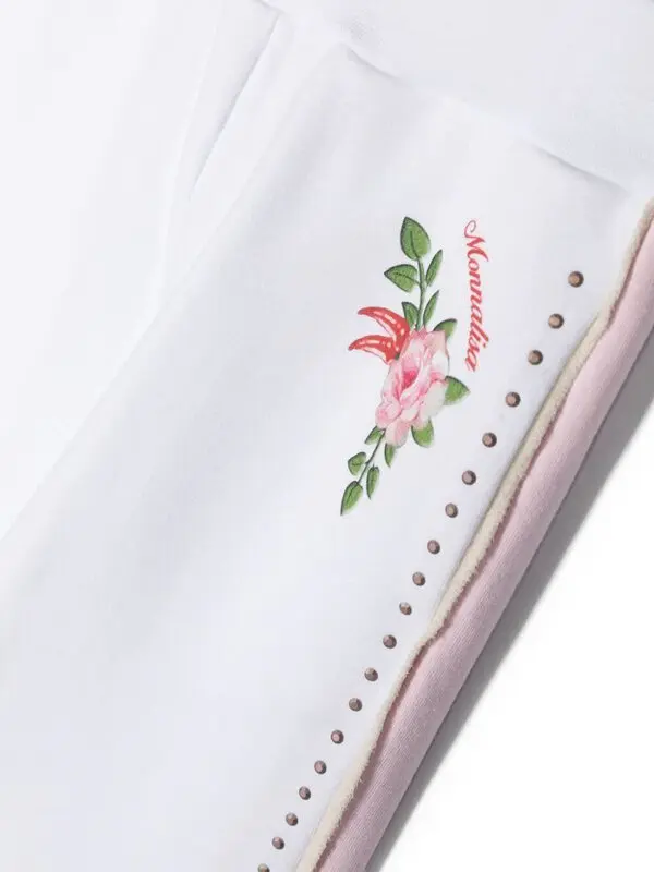 Monnalisa Floral-print Track Pants