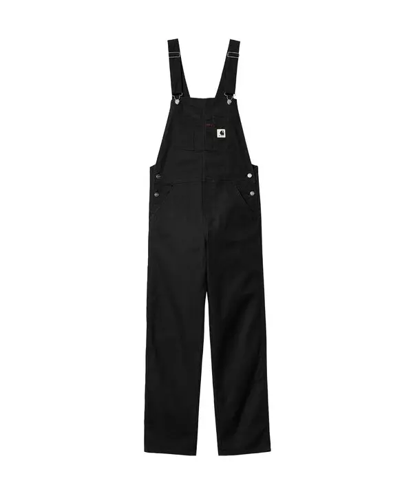 Carhartt Work In Progress W' Bib Straight Overalls - Black