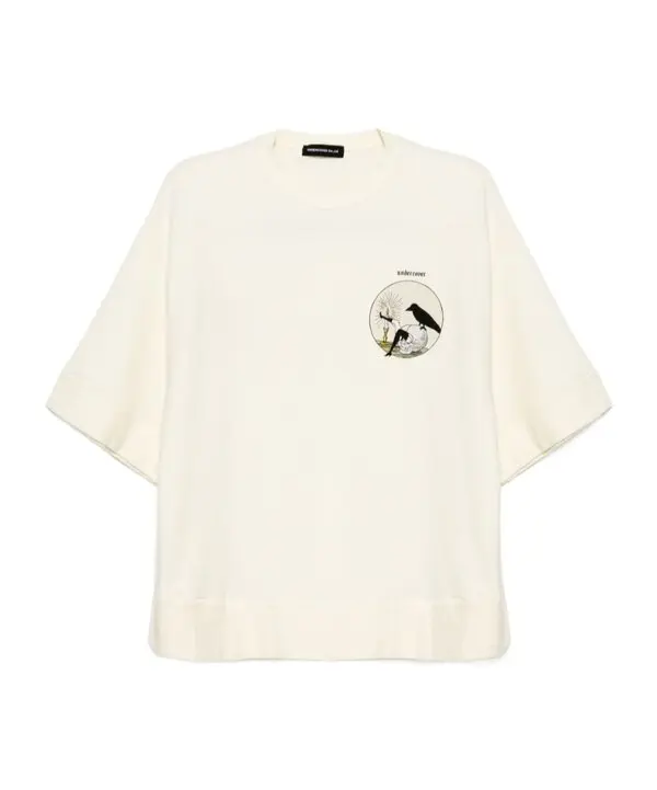 Undercover Graphic Print Crewneck T-shirt - Ivory
