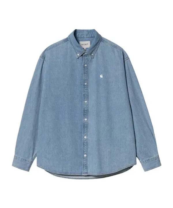 Carhartt Work In Progress Button-up Denim Shirt - Blue