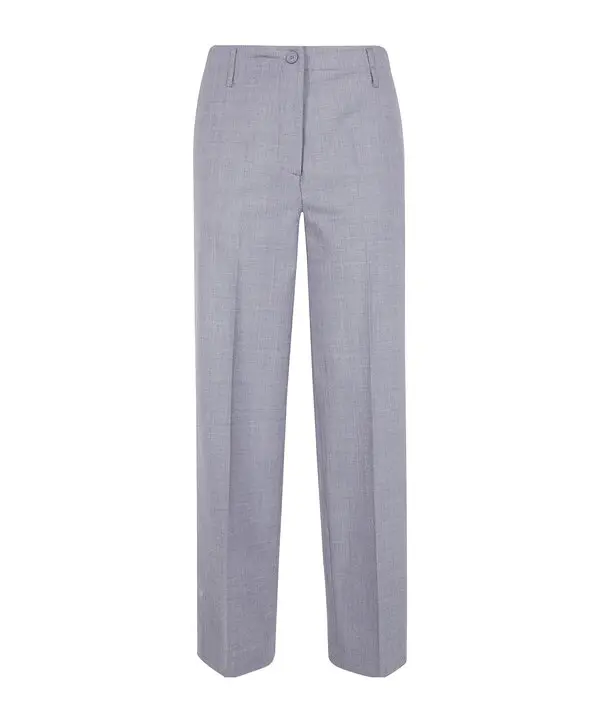 SEMICOUTURE Shelby Pleated Trousers - Gray