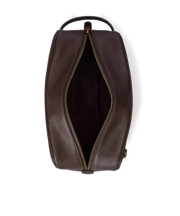 Polo Ralph Lauren Pebbled-leather Wash Bag