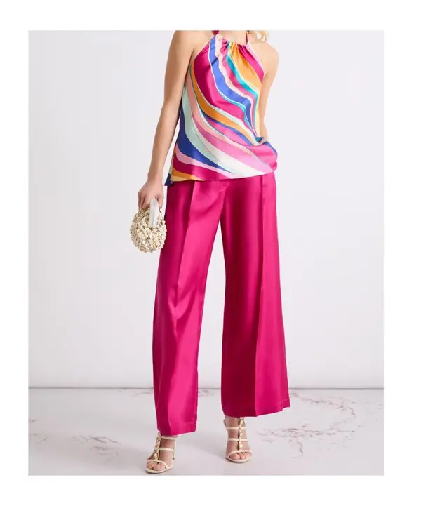 Marella Silk Halterneck Top
