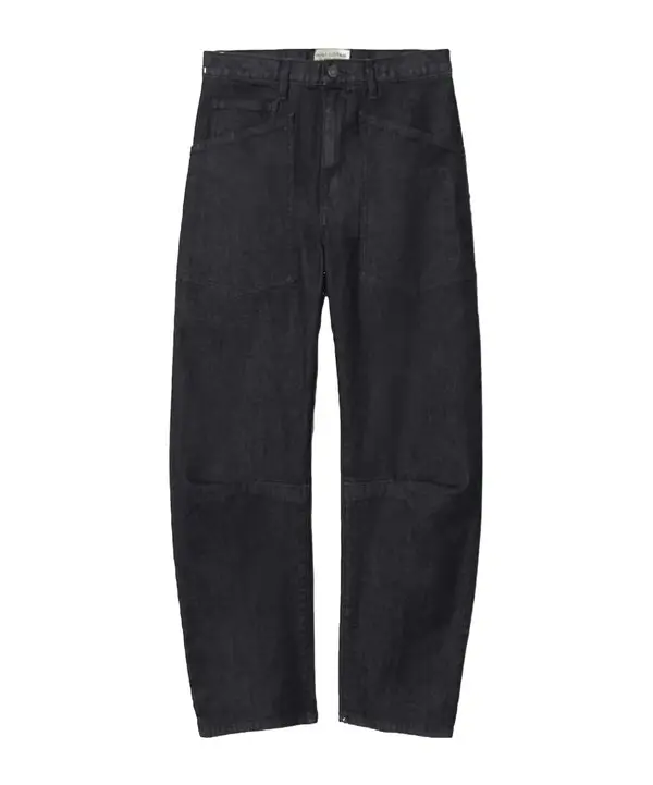 NILI LOTAN Denim Trousers With Belt Loops