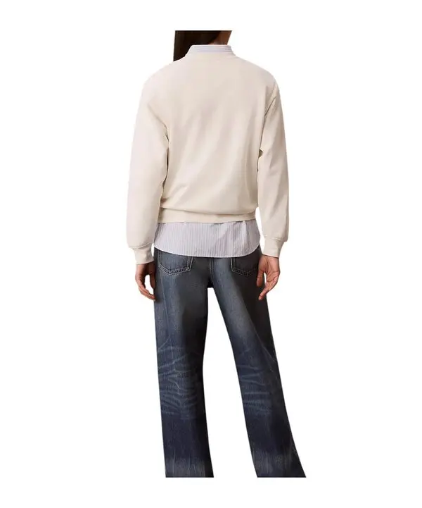 Calvin Klein Cotton Terry Monogram Sweatshirt