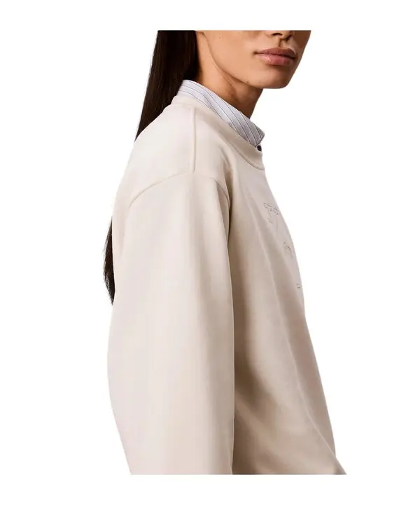 Calvin Klein Cotton Terry Monogram Sweatshirt