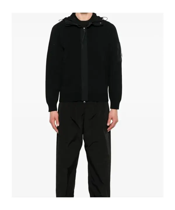 C.P. COMPANY Press Stud Detail Hoodie