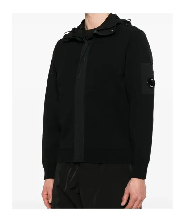 C.P. COMPANY Press Stud Detail Hoodie