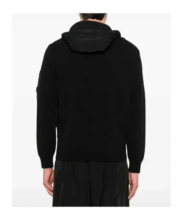 C.P. COMPANY Press Stud Detail Hoodie