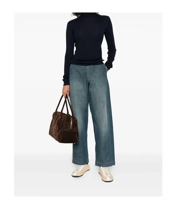 Soeur Wide-leg Jeans With Button And Zip Closure