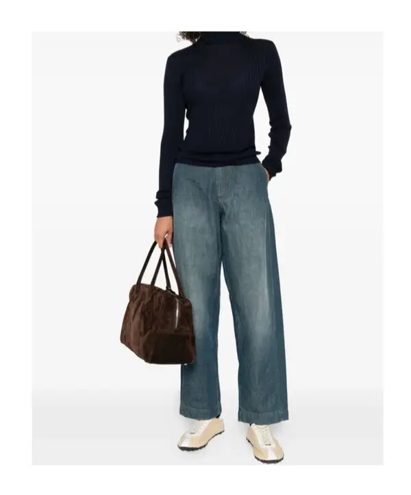 Soeur Wide-leg Jeans With Button And Zip Closure
