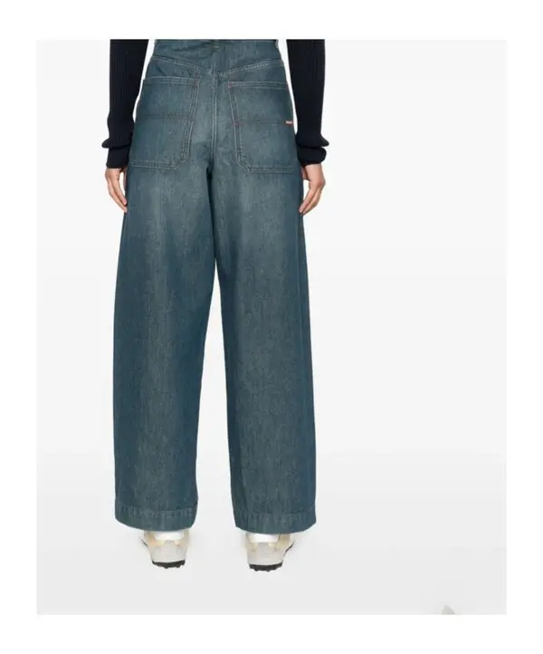 Soeur Wide-leg Jeans With Button And Zip Closure