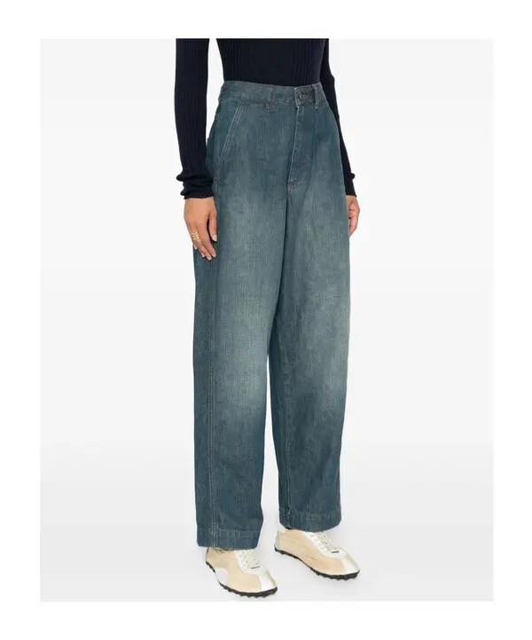 Soeur Wide-leg Jeans With Button And Zip Closure