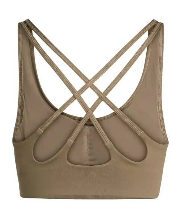 Adidas By Stella McCartney Asmc Jersey Sports Bra - Brown Moss