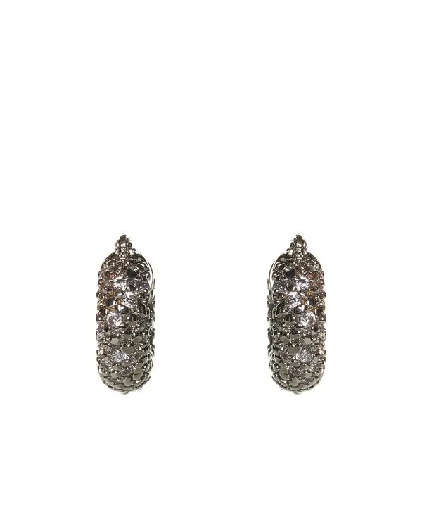 JIL SANDER Embellished Hoop Earrings