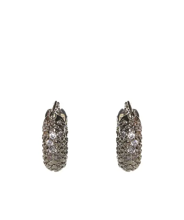 JIL SANDER Embellished Hoop Earrings