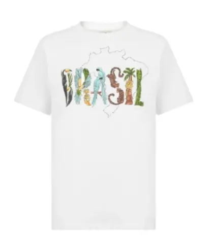 Farm Rio Brasil Print T-shirt - White