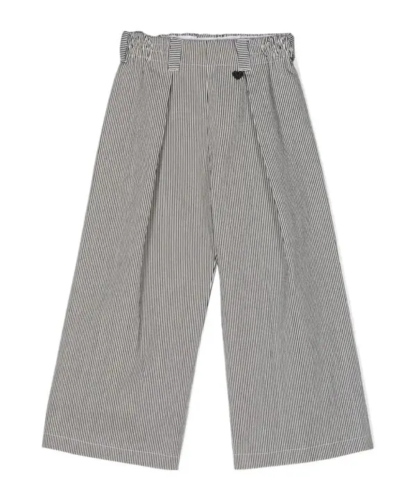 Monnalisa Striped Wide-leg Trousers