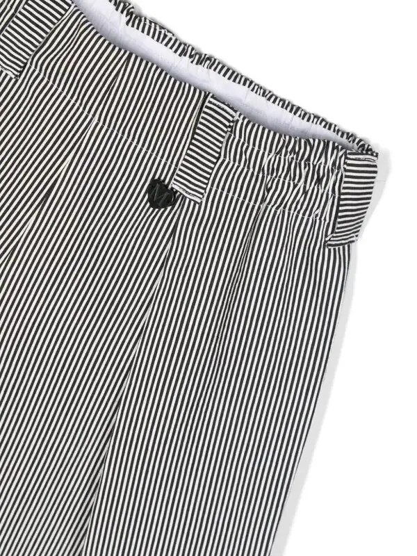 Monnalisa Striped Wide-leg Trousers