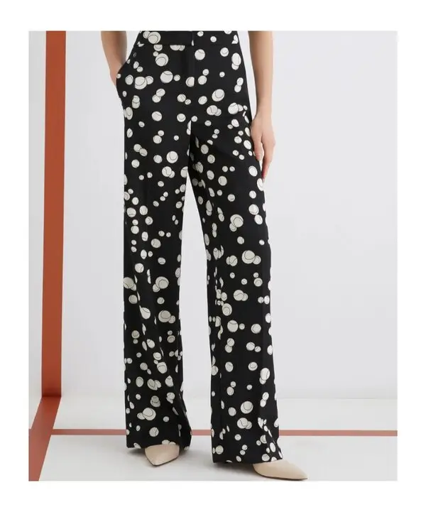Marella Printed Satin Trousers