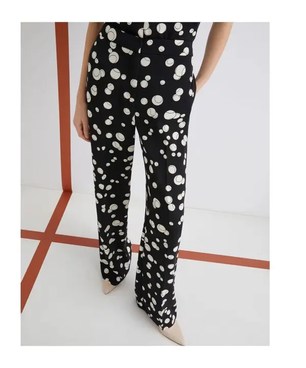 Marella Printed Satin Trousers