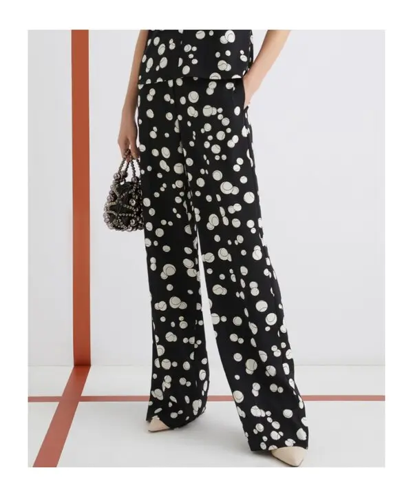 Marella Printed Satin Trousers