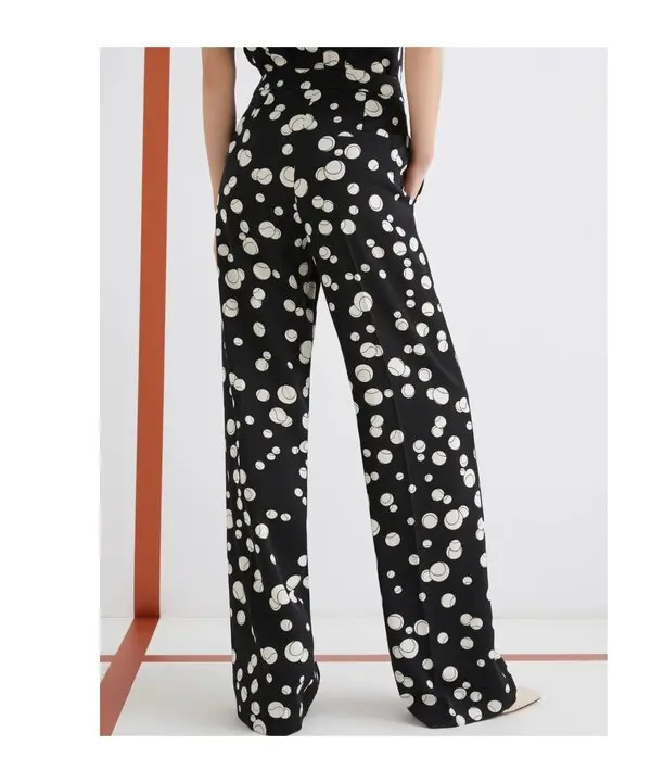 Marella Printed Satin Trousers