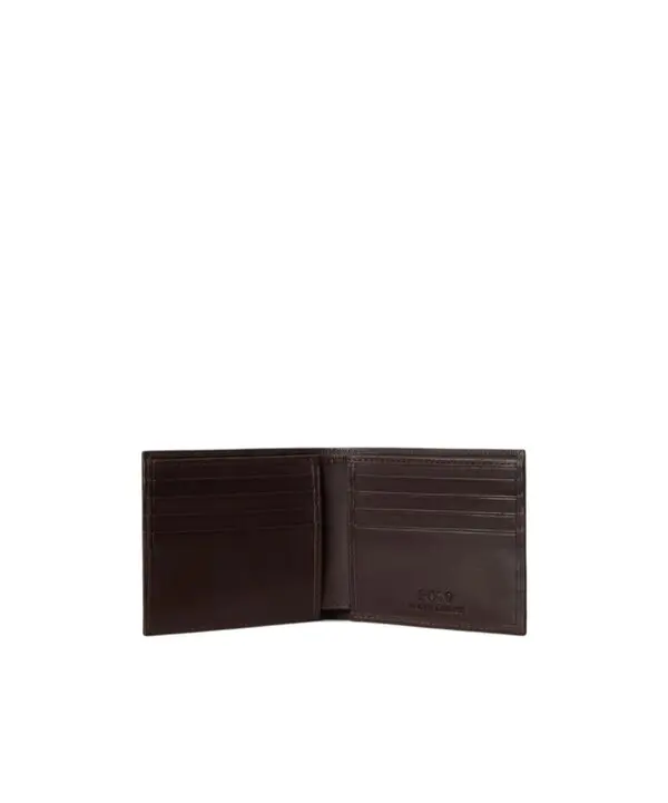 Polo Ralph Lauren Embroidered-bear Leather Billfold Wallet