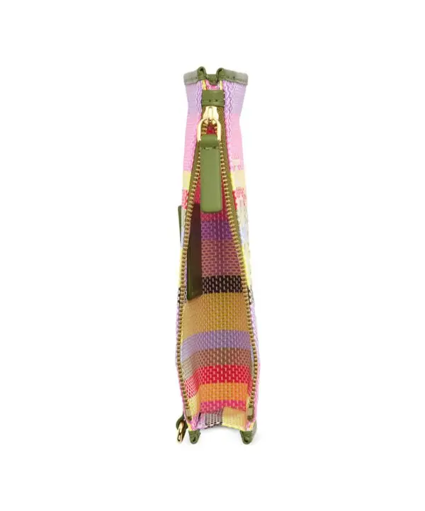 Marc Jacobs The Pouch Stripe Mesh Make Up Bag