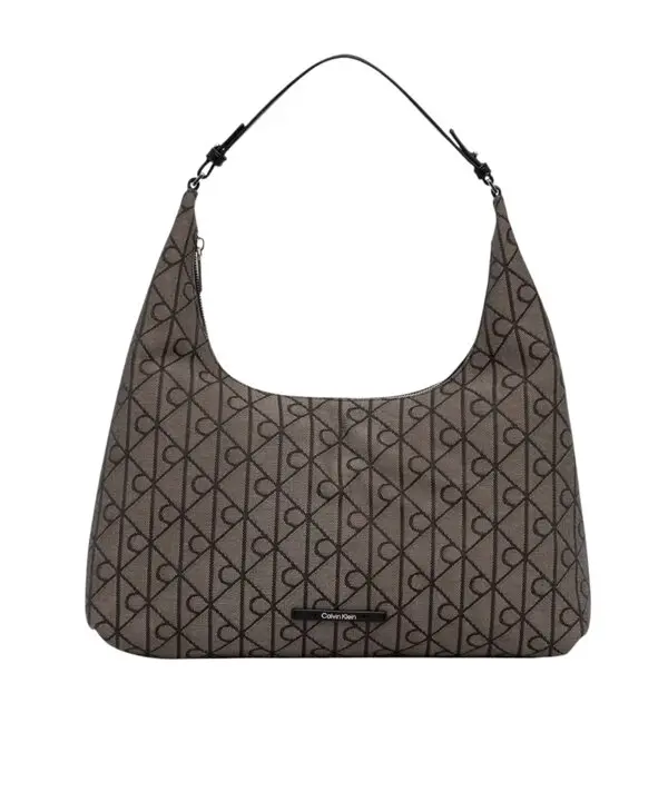 Calvin Klein Jacquard Logo Shoulder Bag
