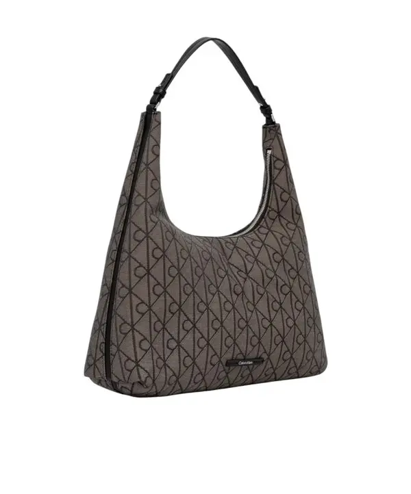 Calvin Klein Jacquard Logo Shoulder Bag