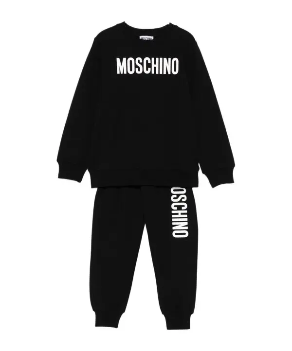 Moschino Print Tracksuit Set - Black