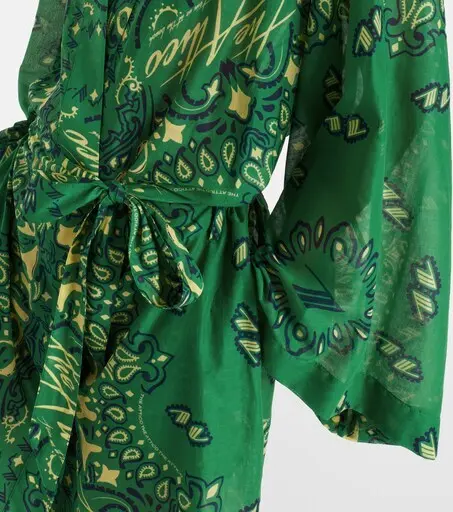 Attico Bandana Cotton Muslin Kaftan