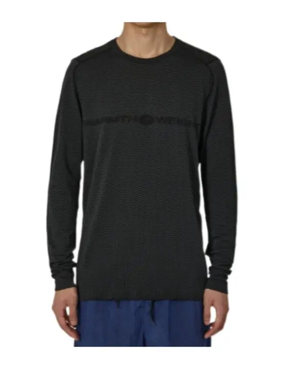 ROA Striped Long-sleeve Crewneck T-shirt