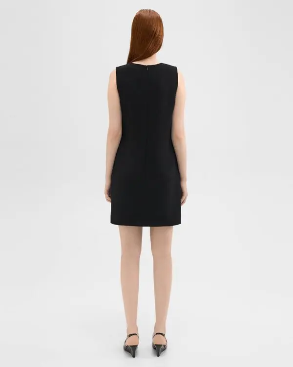 Theory Round-necked Sleeveless Dress