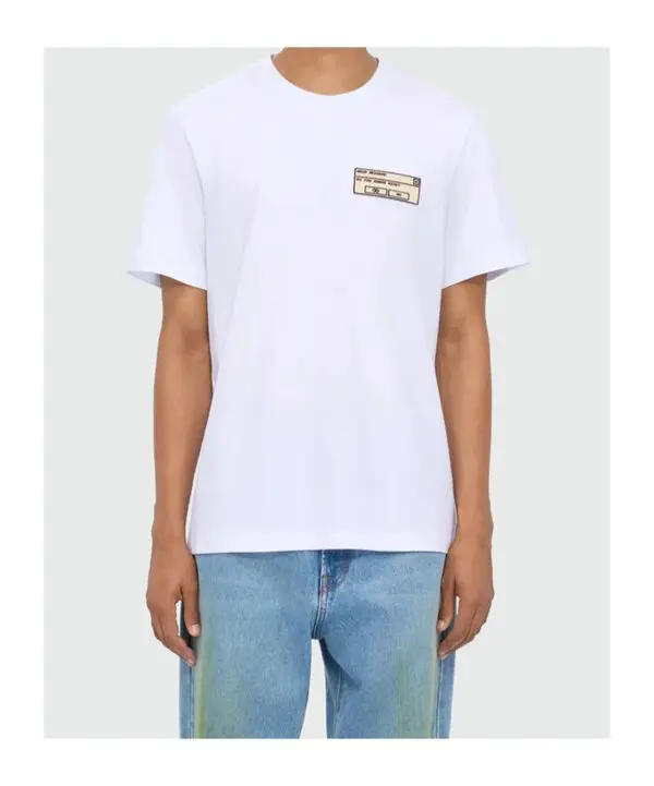 MSGM Patch Detailed Jersey T-shirt