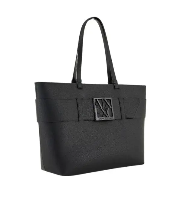 Armani Exchange Logo-plaque Tote Bag