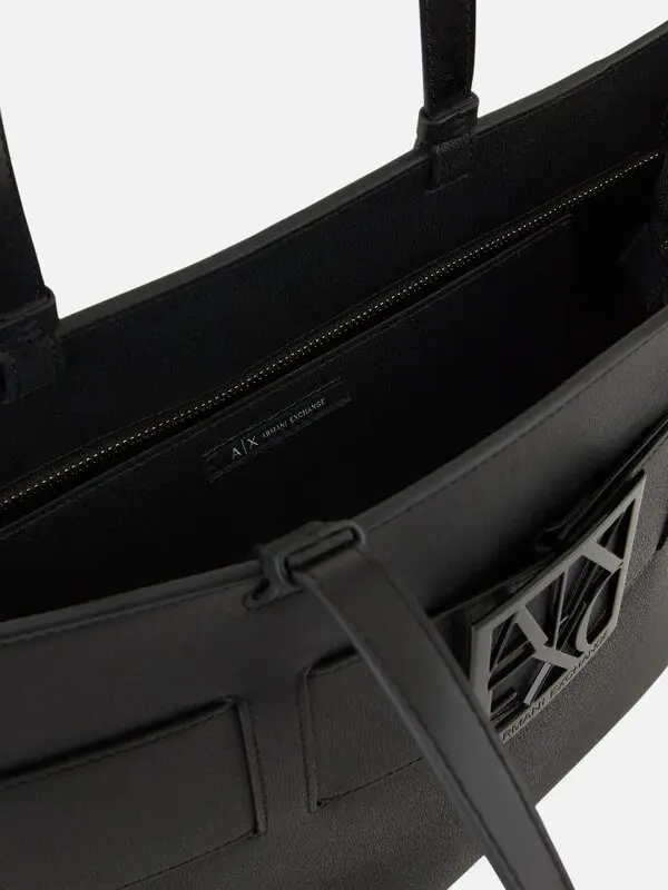 Armani Exchange Logo-plaque Tote Bag