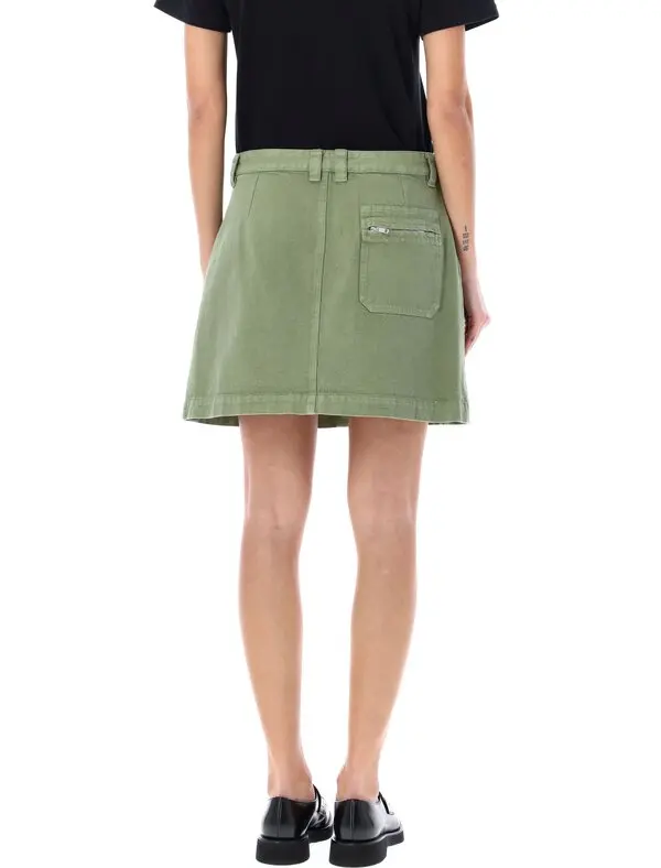 A.p.c. Sarah Denim Mini Skirt