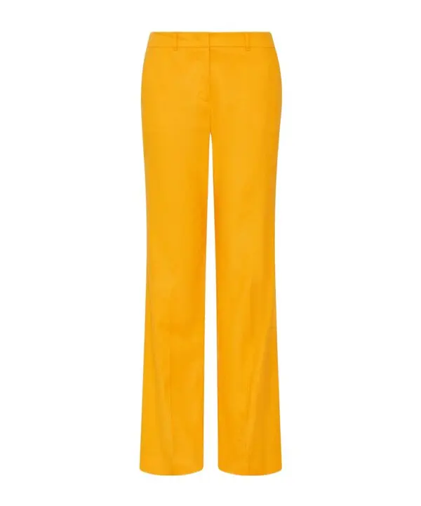 Marella High-waisted Micro-hair Casual Pants