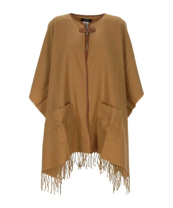 Ralph Lauren Fringed Cape
