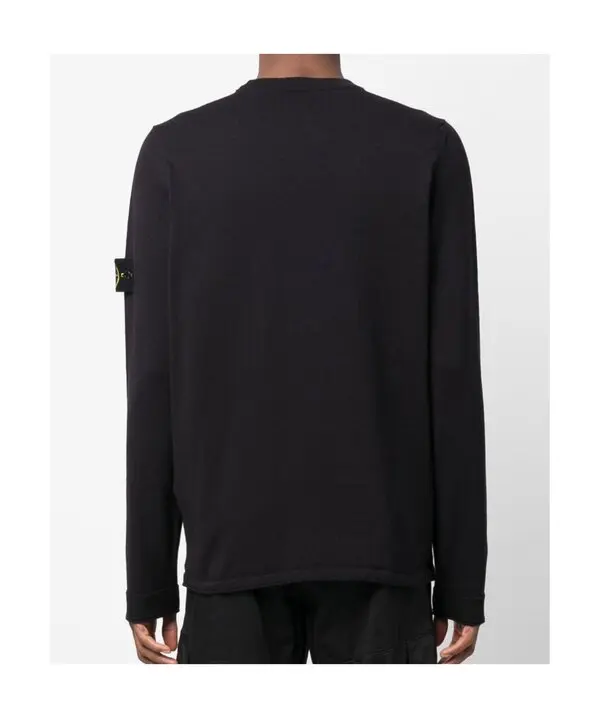 Stone Island Logo Patch Crewneck Jumper