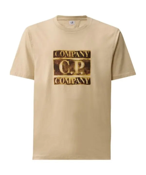 C.P. COMPANY Crew-neck T-shirt - Nude