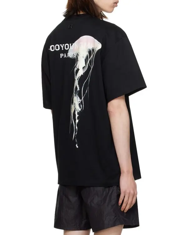 WOOYOUNGMI Logo-embroidered Cotton T-shirt