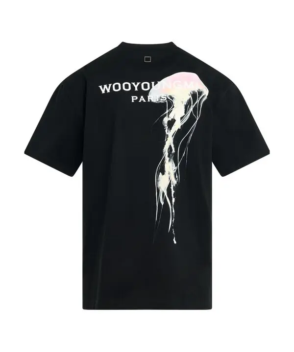 WOOYOUNGMI Logo-embroidered Cotton T-shirt