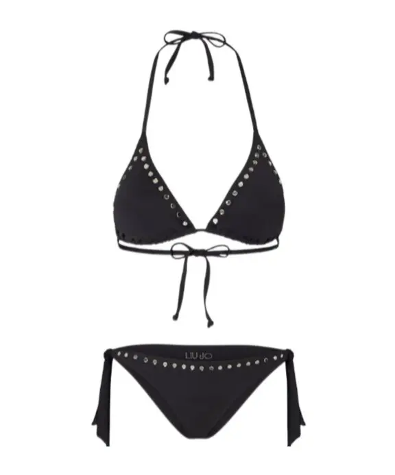 Liu Jo Studded Bikini Top And Bottoms