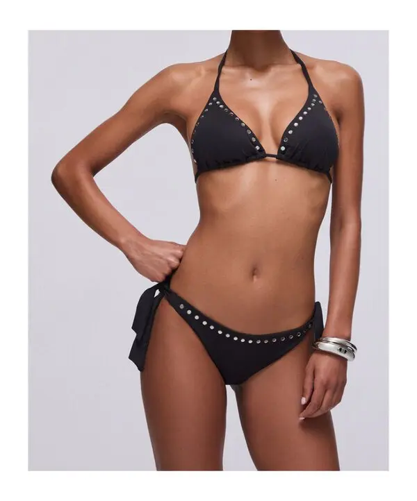 Liu Jo Studded Bikini Top And Bottoms