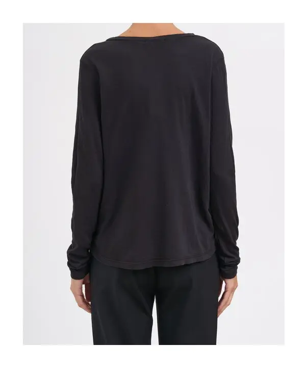 JAMES PERSE V-neck Long-sleeved T-shirt